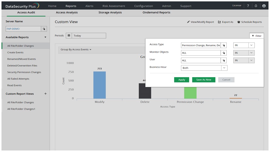 ManageEngine DataSecurity Plus Reviews & Pricing 2022 - GoodFirms