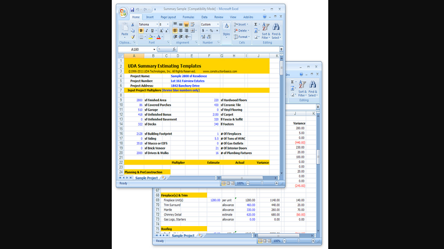 UDA Excel Estimating Templates Reviews & Pricing 2022 - GoodFirms