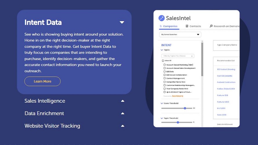 SalesIntel Reviews & Pricing 2022 - GoodFirms