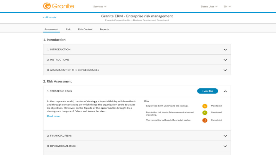 Granite Risk Management Reviews & Pricing 2022 - GoodFirms